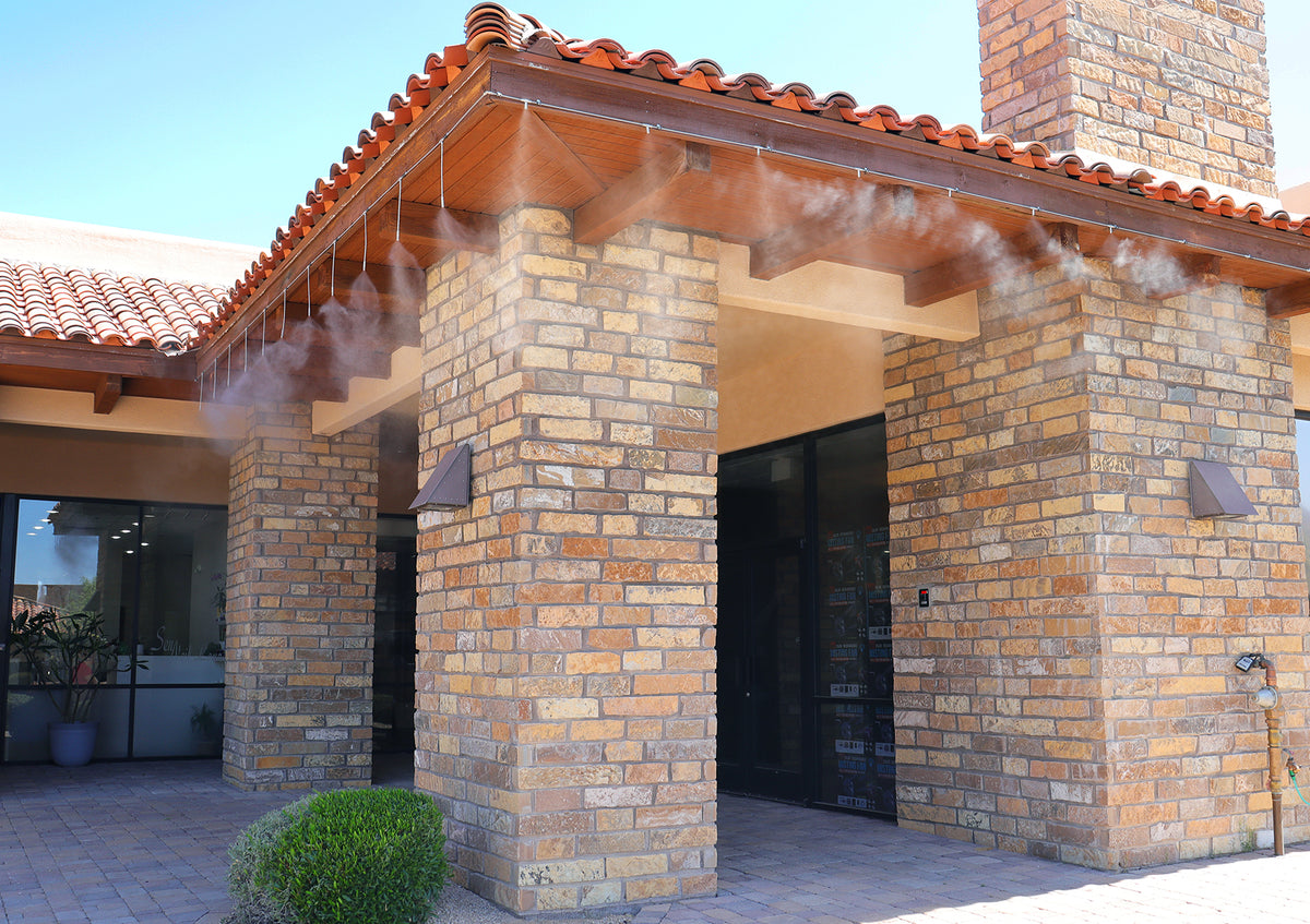 High-Pressure Misting Systems for Outdoor Cooling